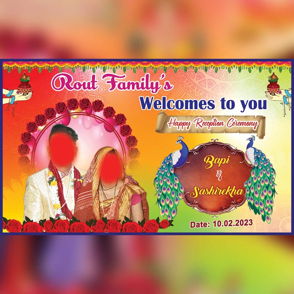 19 Odia Wedding Banner PSD - Graphics Point Store
