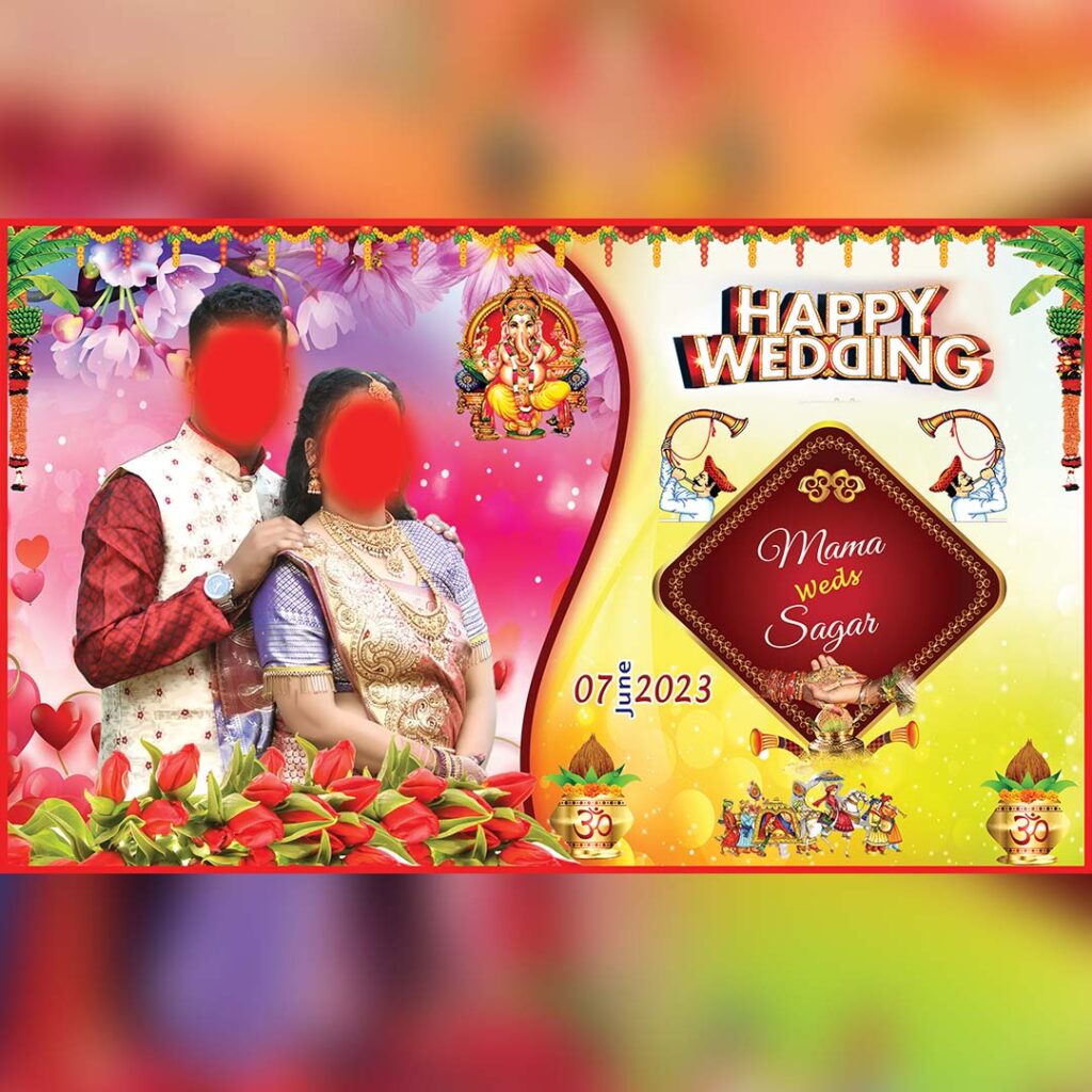 19 Odia Wedding Banner PSD - Graphics Point Store