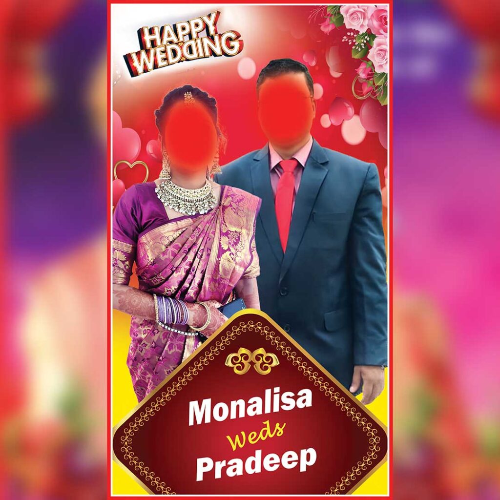 31 wedding Standing Banner PSD - Graphics Point Store
