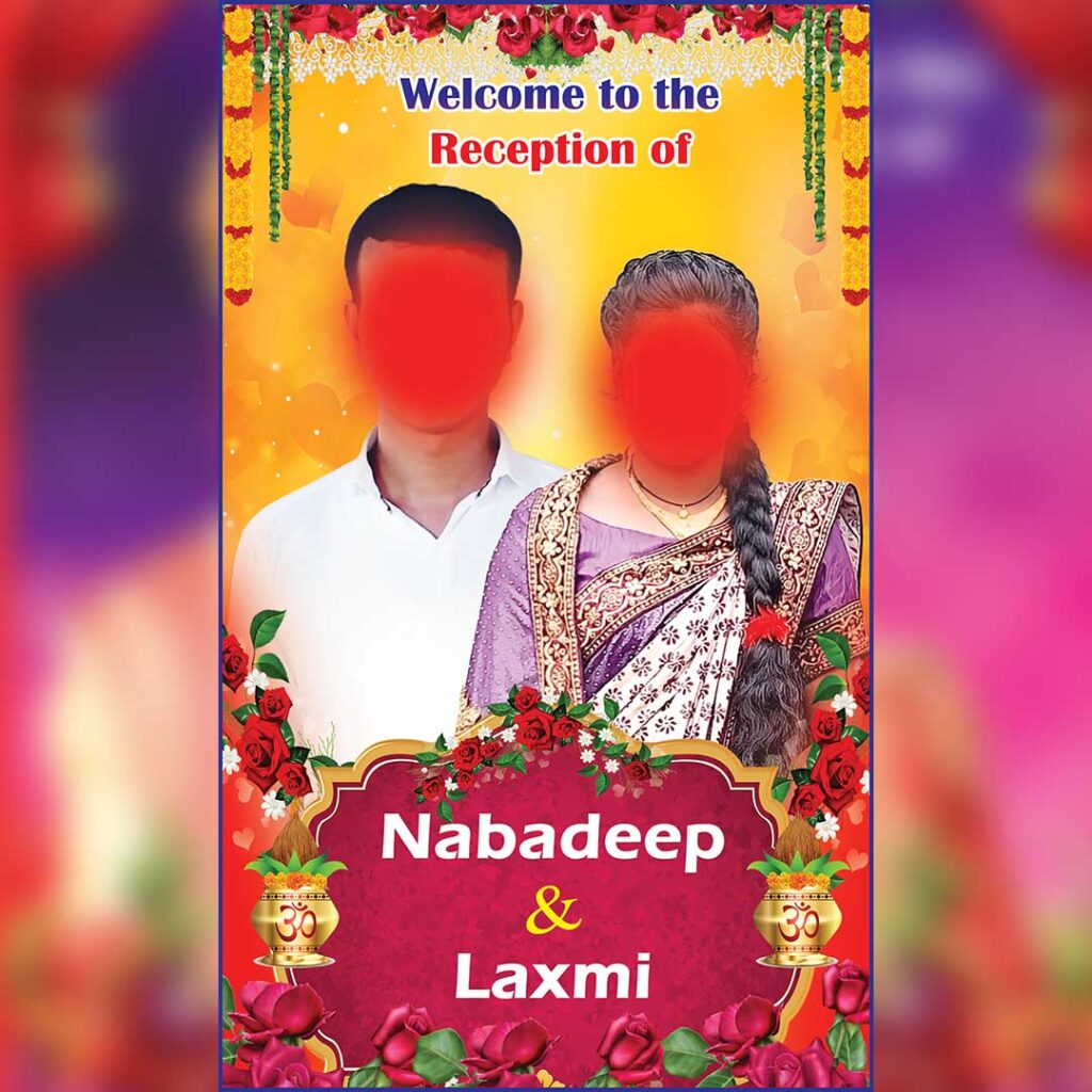 31 wedding Standing Banner PSD - Graphics Point Store