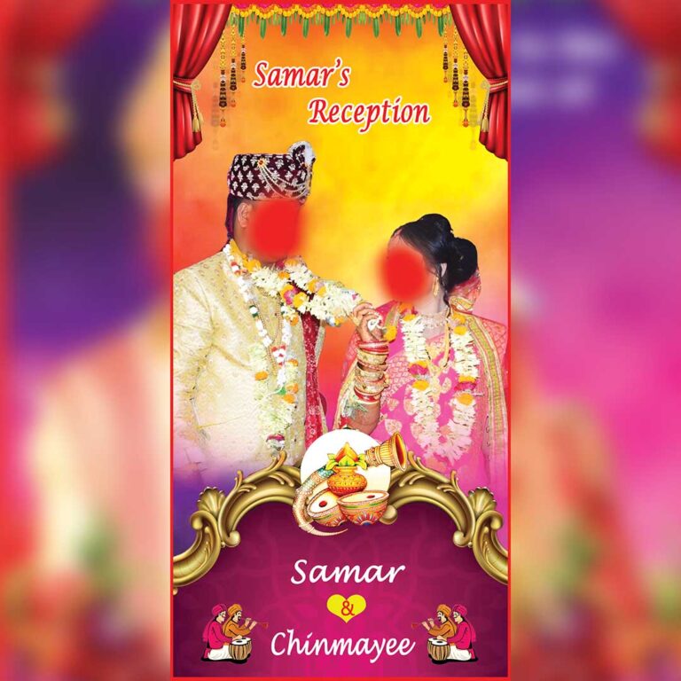 31 wedding Standing Banner PSD - Graphics Point Store